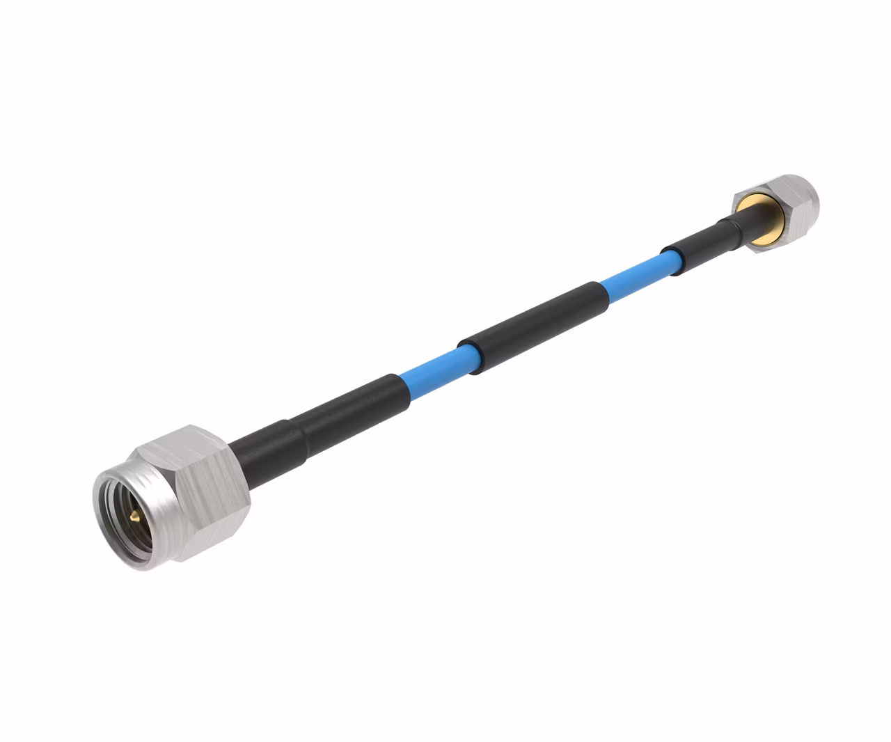 SMA Straight Bulkhead Jack to SMA Right-Angle Plug on RG-174 Cable, 914.40mm Length, 50 Ohm