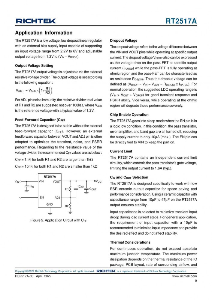 RT2517AGQV datasheet page 9