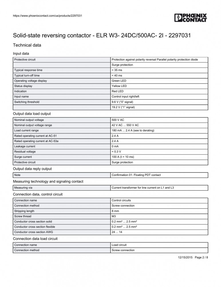Phoenix Contact 2297031 product document page 2