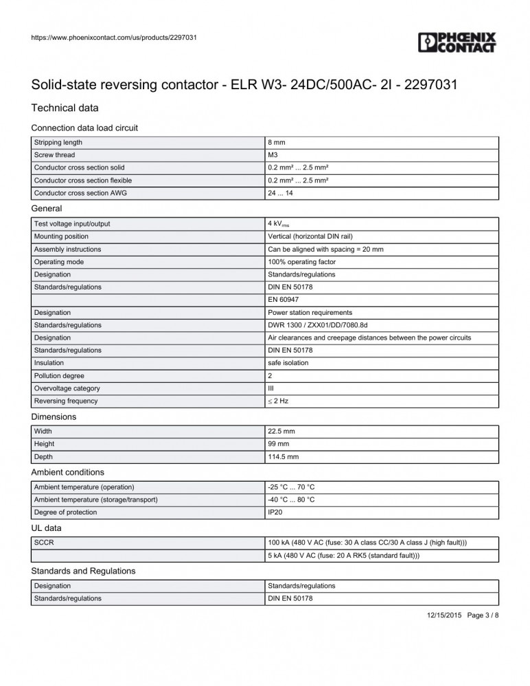 Phoenix Contact 2297031 product document page 3