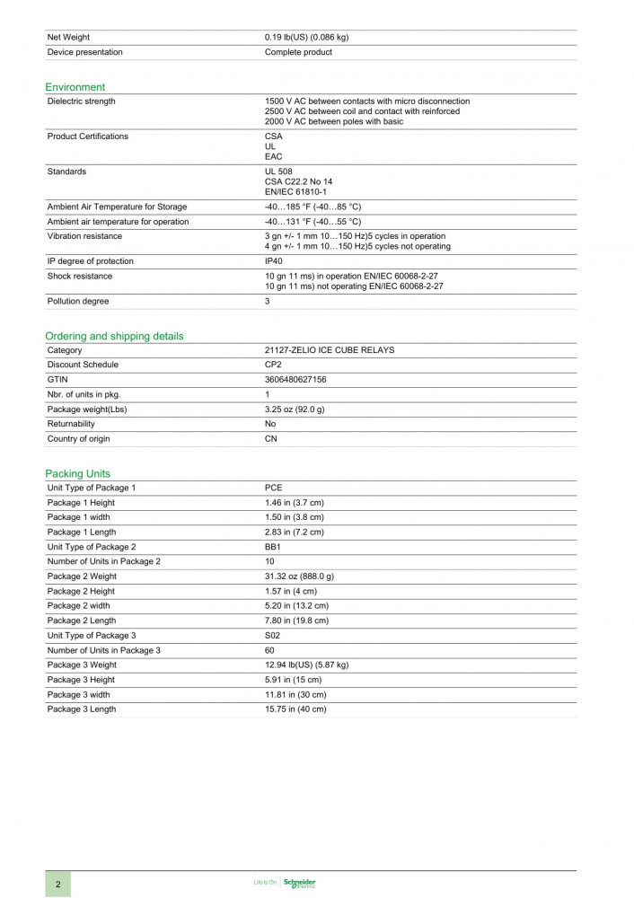 RUMF21ED technical document page 2