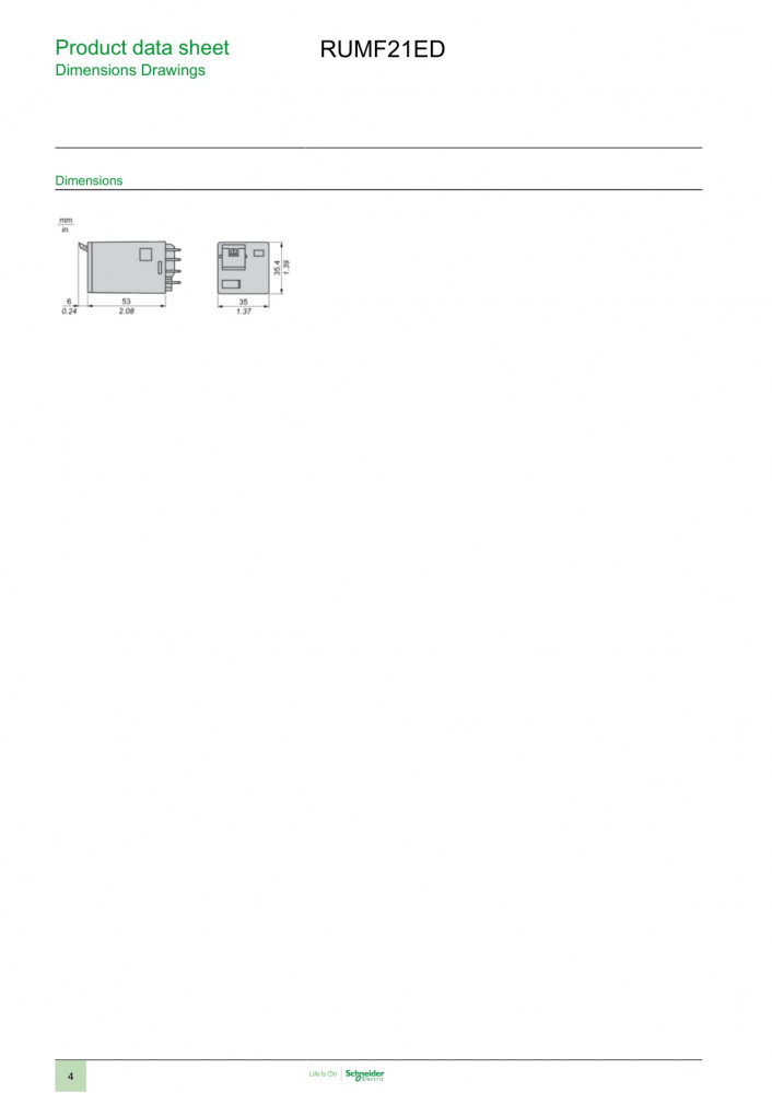 RUMF21ED technical document page 4