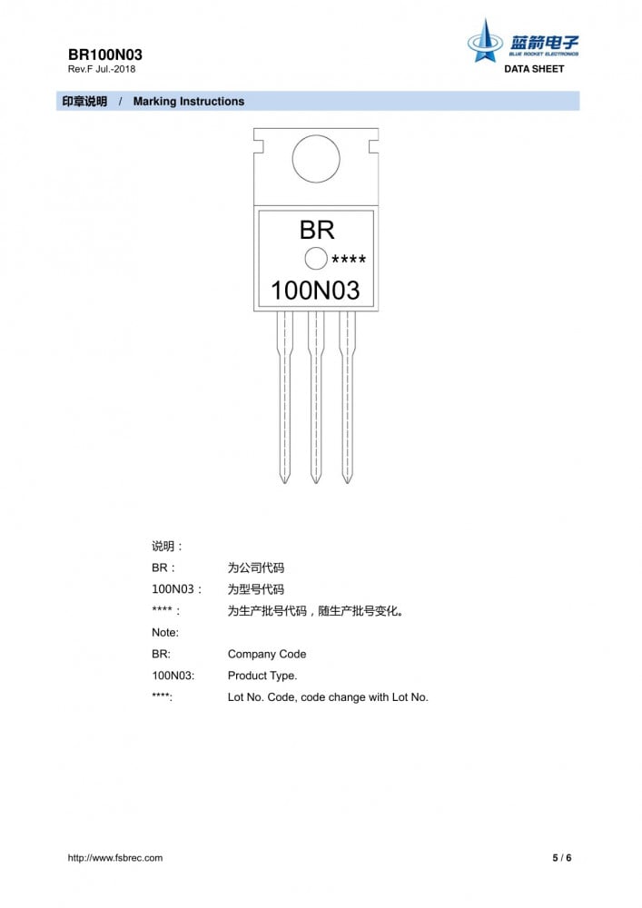 BR100N03 datasheet page 5