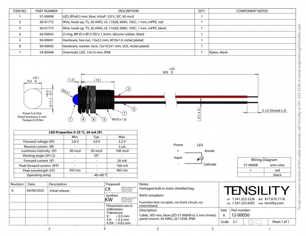 12-00050 product drawing
