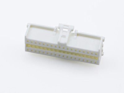 MicroClasp Receptacle Housing, 2.00mm Pitch, Positive Lock, Dual Row, 34 Circuits, White