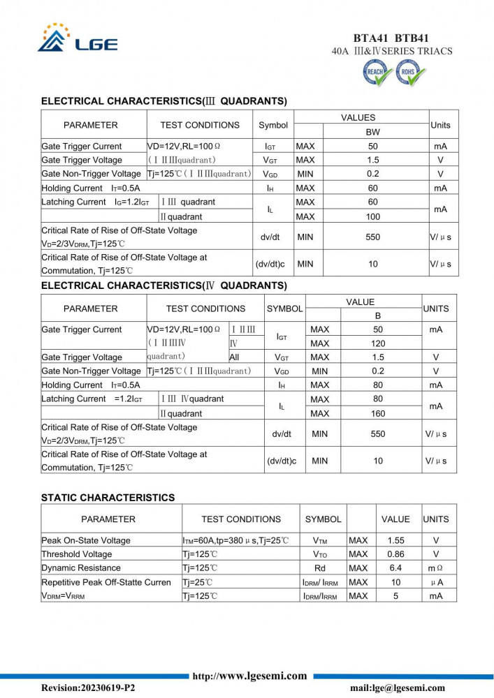 BTA41-800B-LGE datasheet page 2