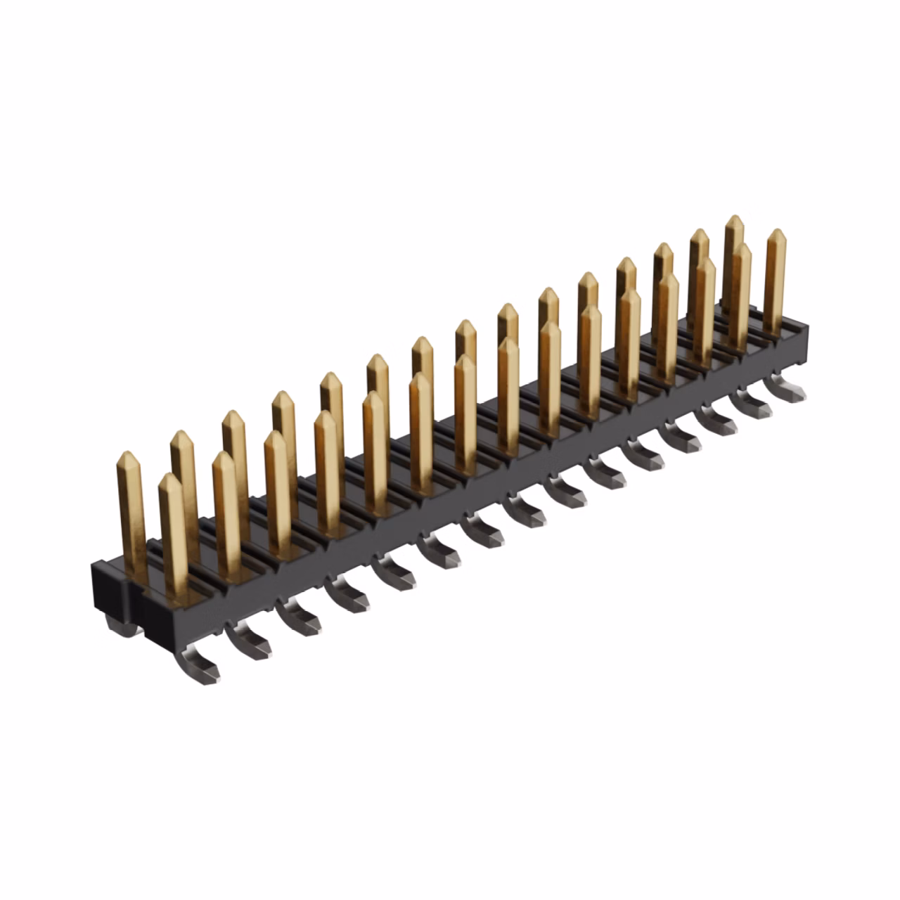 Milli-Grid Header, Vertical, Surface Mount, 20 Circuits, 0.38µm Gold (Au) Plating, Mating Pin Length 3.80mm, with Cap, Tape and Reel, Lead-Free