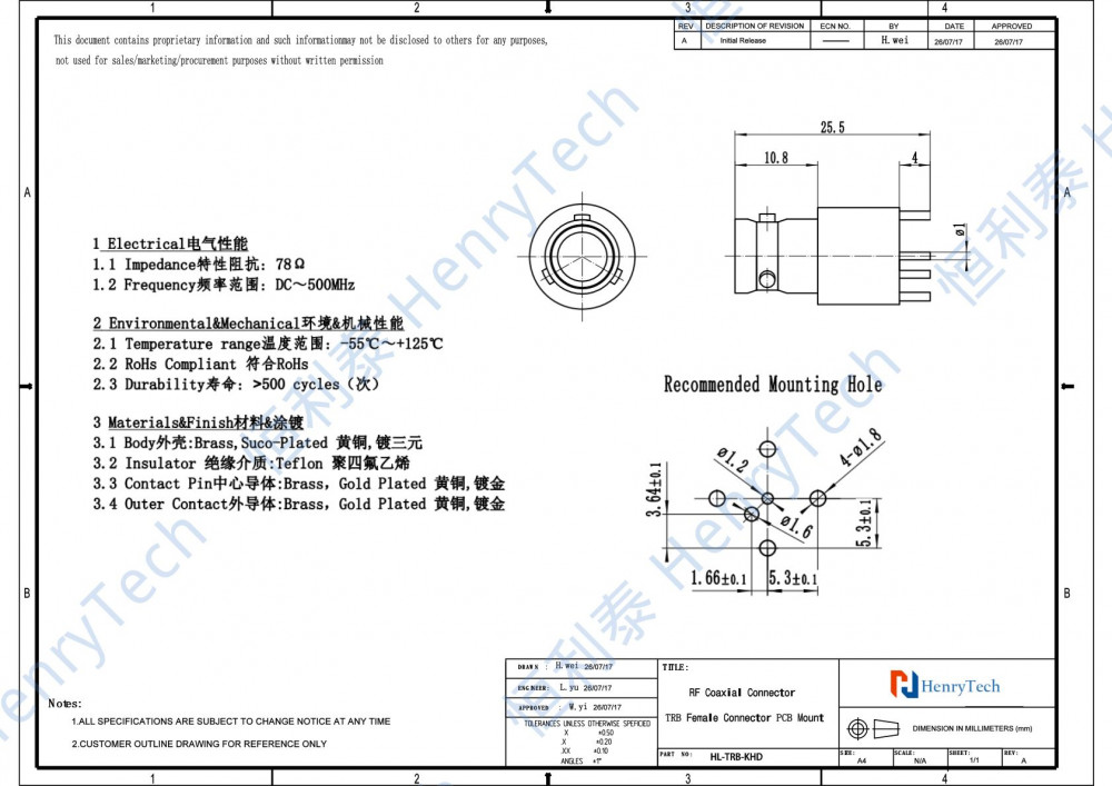 HL-TRB-KHD technical document page