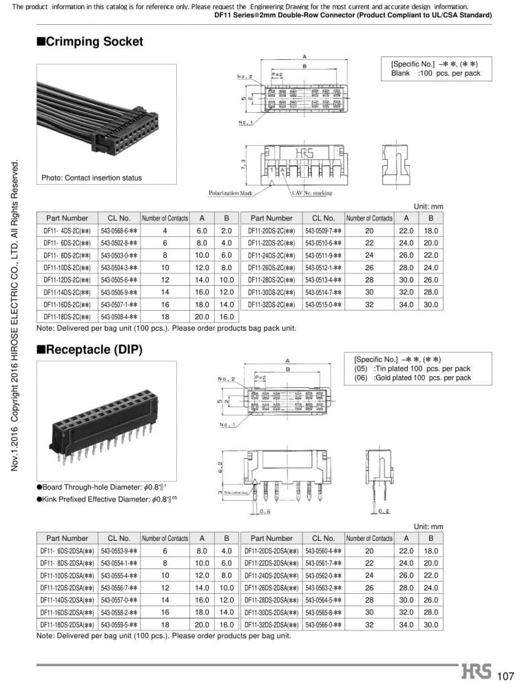HRS DF11 datasheet page 5