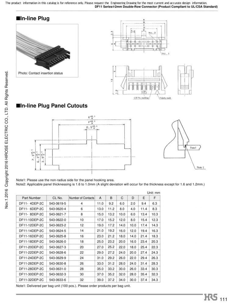 HRS DF11 datasheet page 9