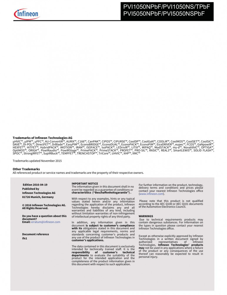 PVI1050NSPBF datasheet page 8