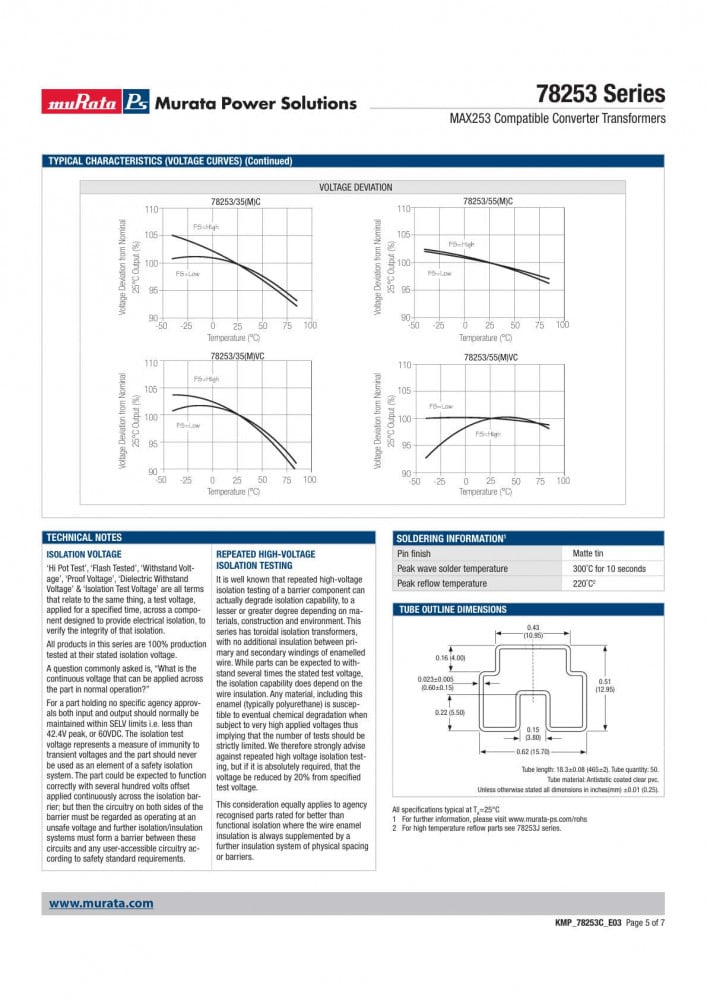 78253 series datasheet page 5