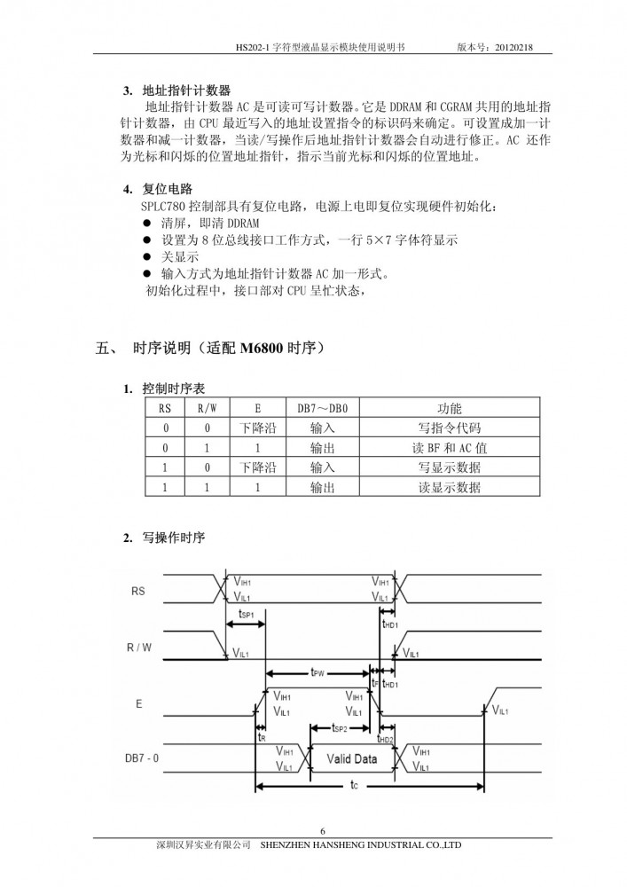 HS202-1 datasheet page 6