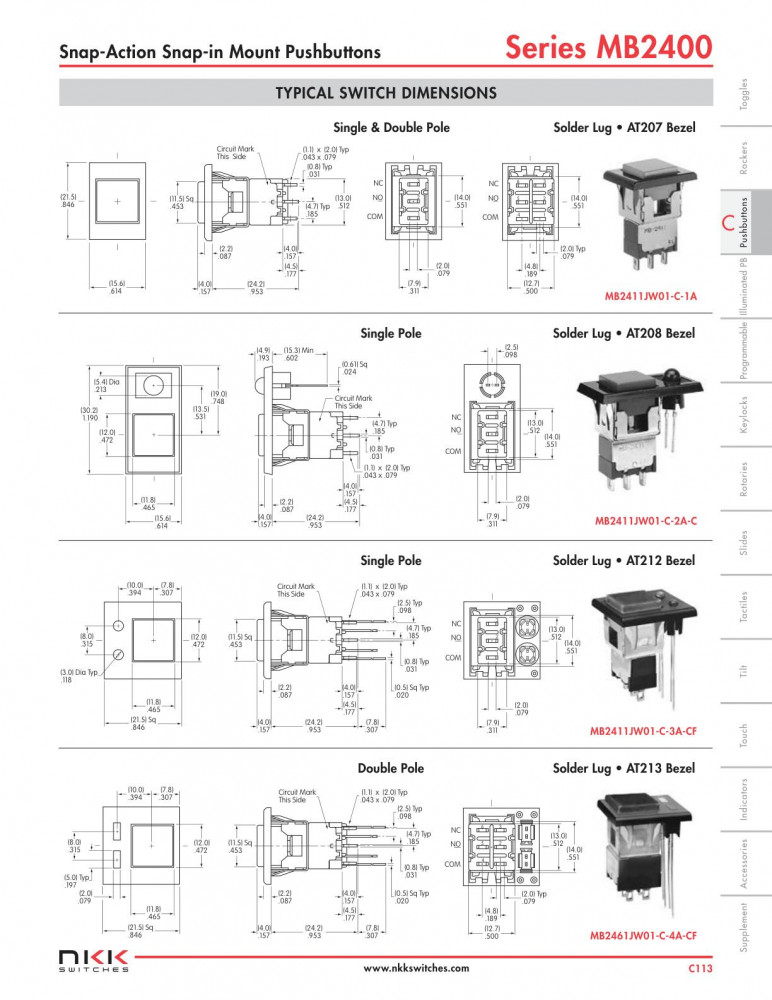 NKK MB2411 series document page 8