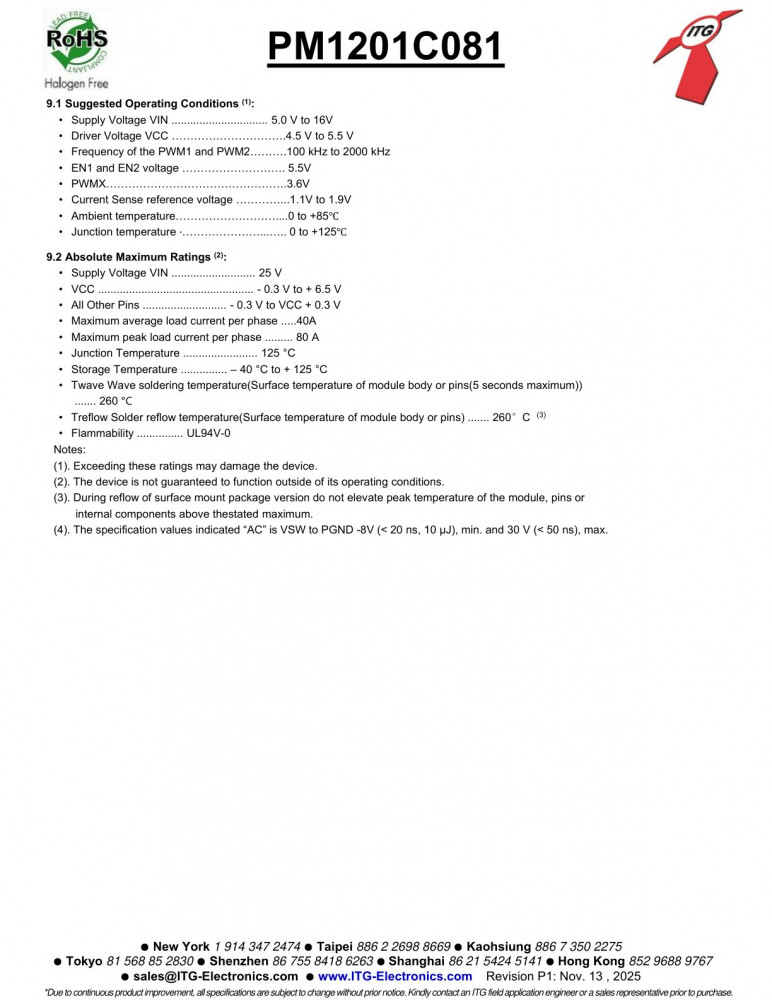 PM1201C081 datasheet page 4