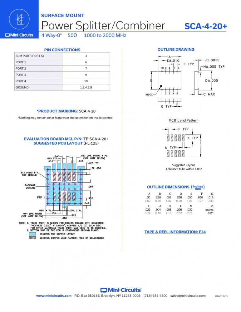 SCA-4-20+ datasheet page 2