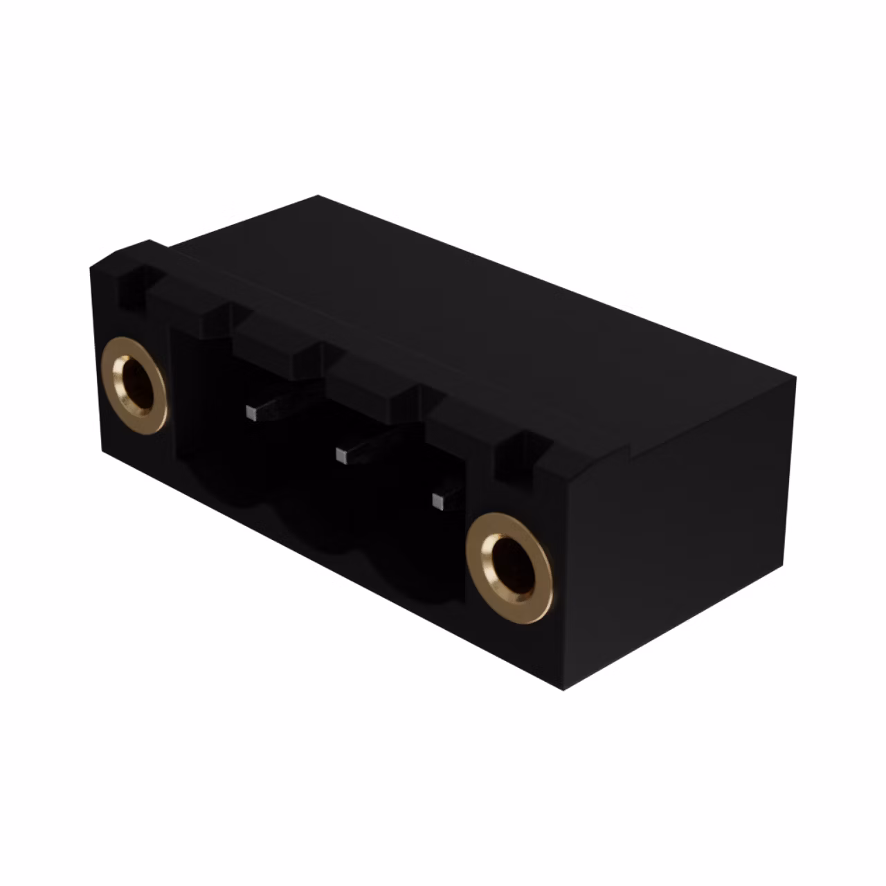 5.00mm Pitch Eurostyle Right-Angle PCB Header, with Threaded Retention Inserts, 3 Circuits for sale