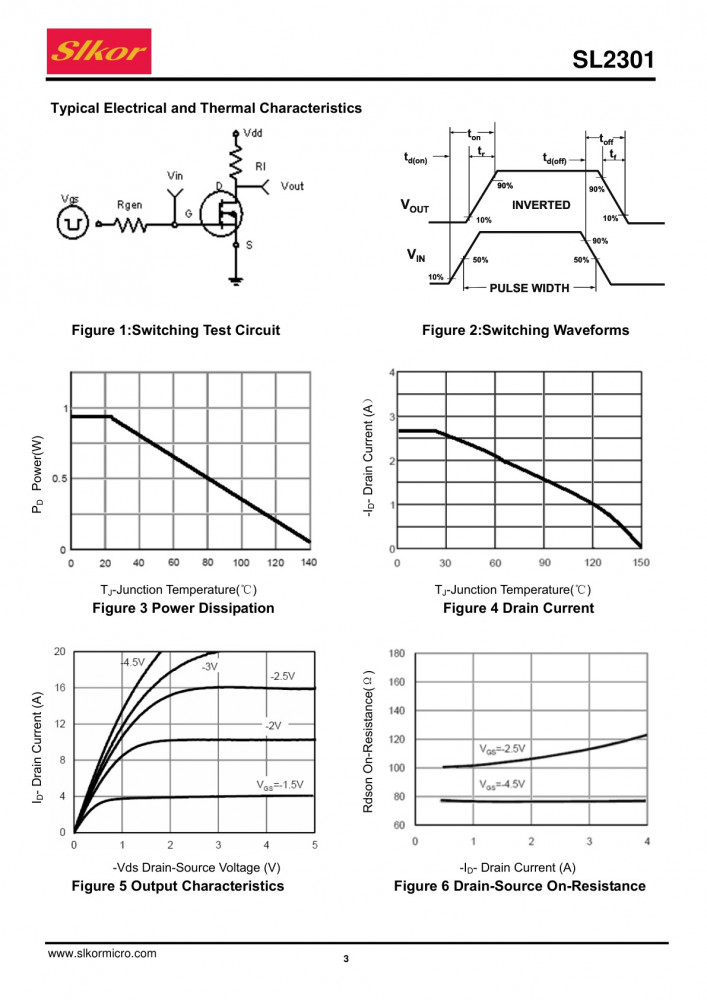 SL2301 datasheet page 3