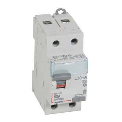 RCCB DX³ 2 pole 80A type A 30mA screw terminals for sale