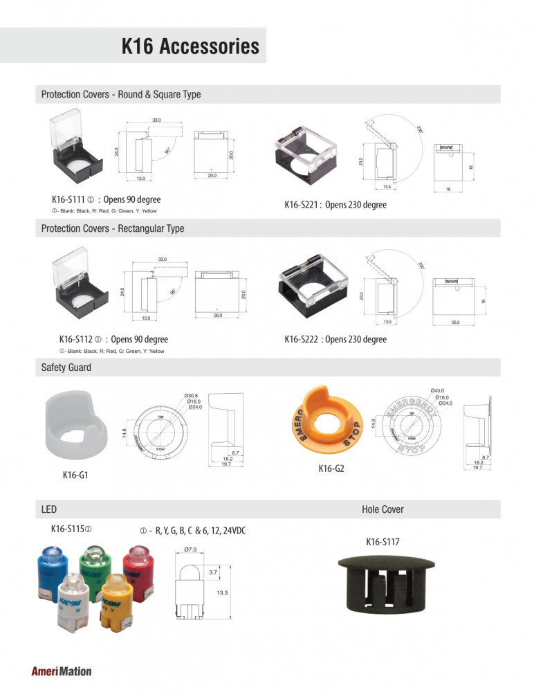 K16 Series technical document page 3