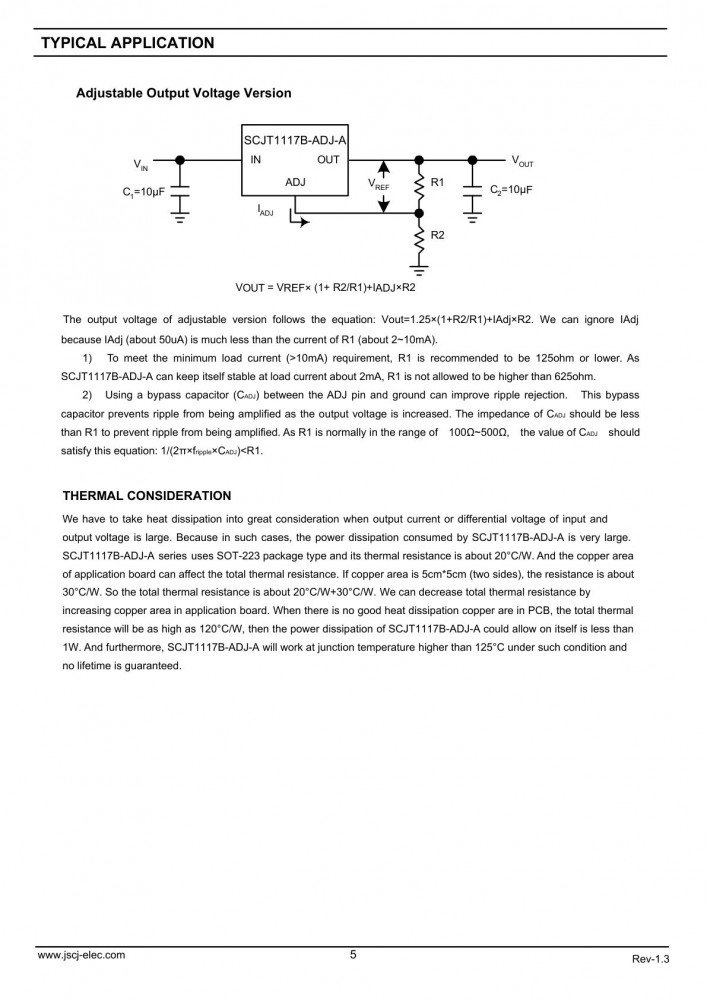 SCJT1117B-1.8-A datasheet page 5