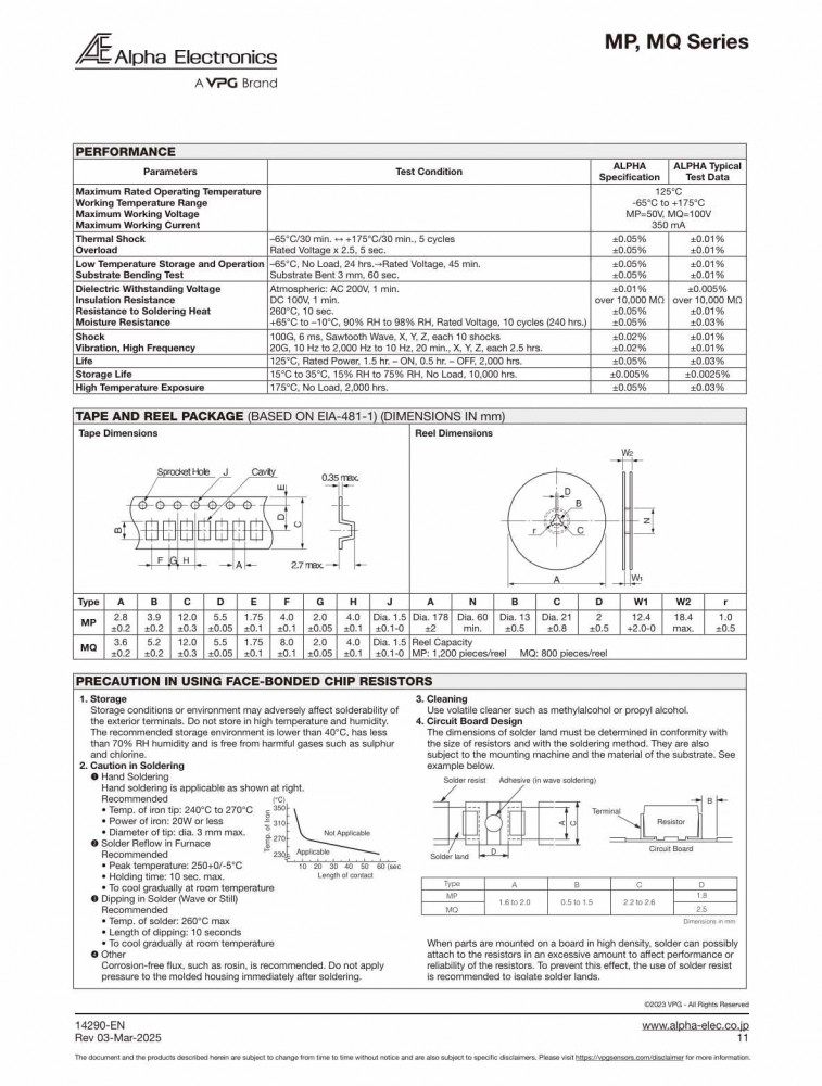 MP, MQ Series technical document page 2