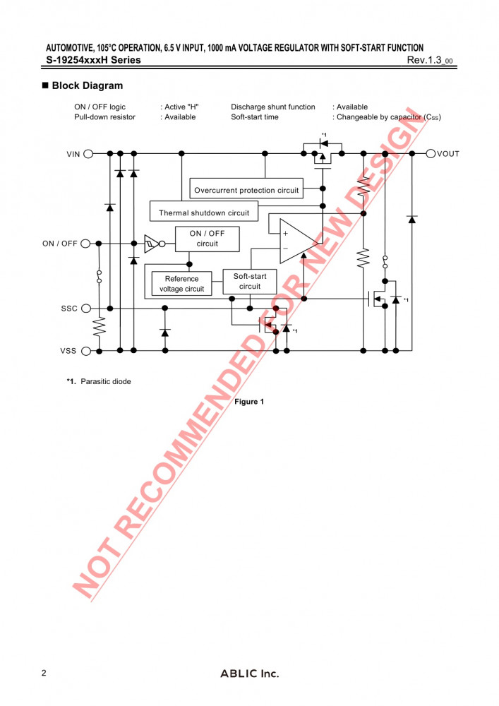S-19254xxxH datasheet page 2