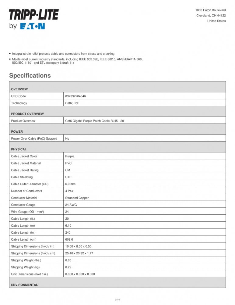 N200-020-PU technical document page 2