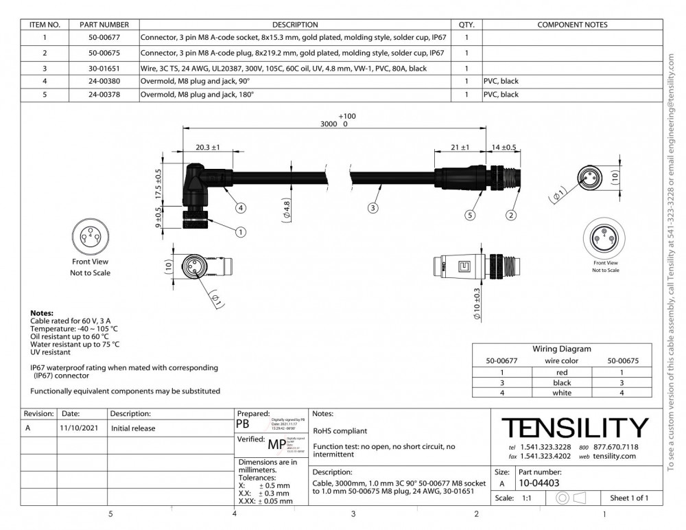 Tensility International 10-04403 assembly drawing