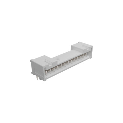 1.25mm Pitch, Micro-Lock Plus PCB Header, Single Row, Right-Angle, Through Hole, Tin-Bismuth Plating, Positive Lock, 13 Circuits, Natural (White) for sale