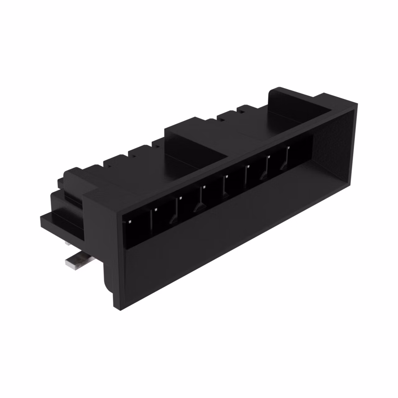 Micro-Fit BMI Header, Surface Mount, Single Row, Right-Angle, with Solder Tab, 0.38µm Gold (Au) Selective Plating, 4 Circuits, Tape and Reel