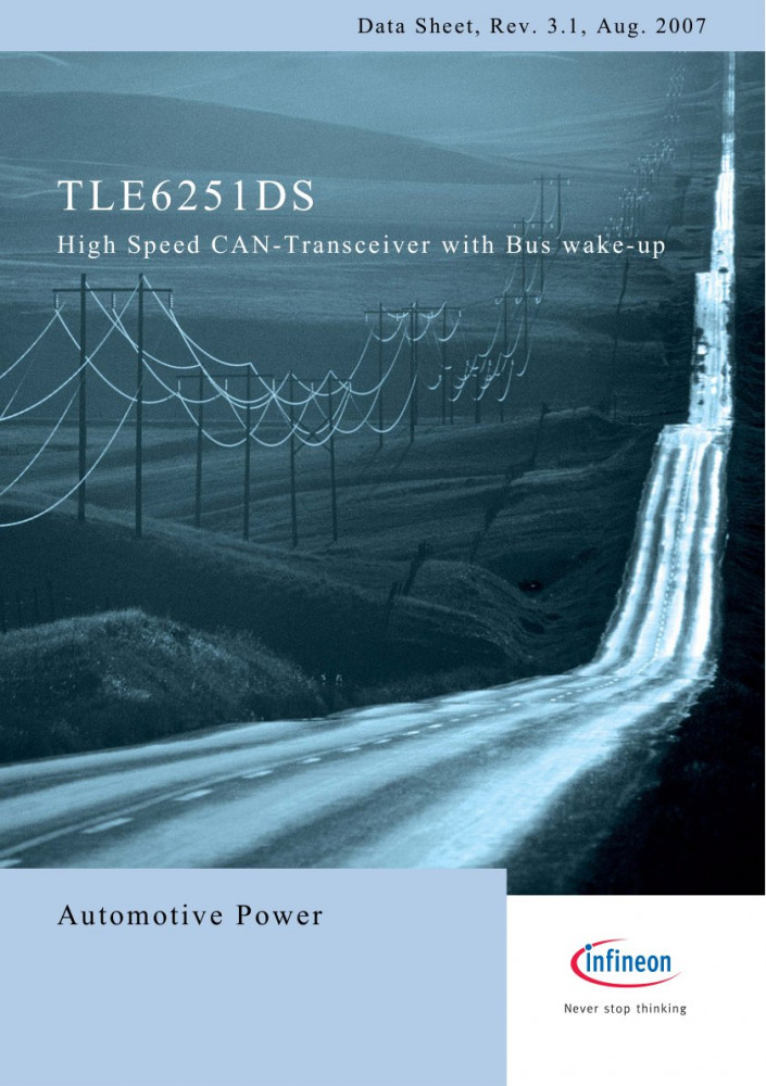 TLE6251DS datasheet page 1