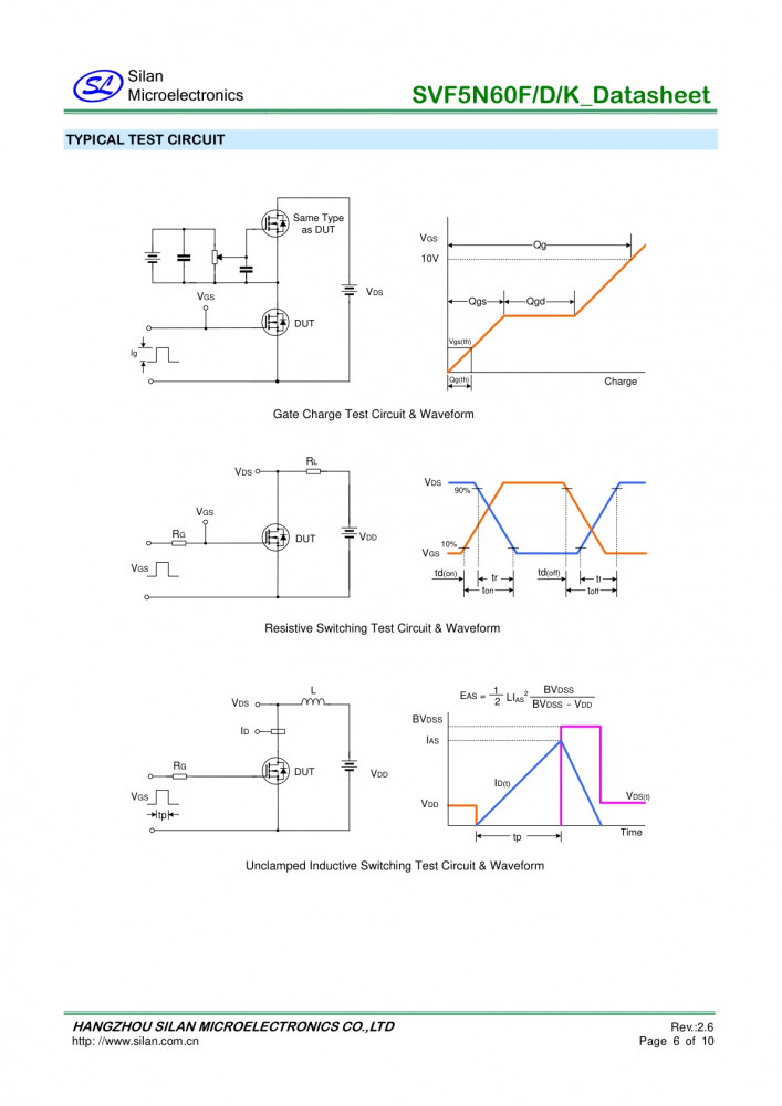 SVF5N60F datasheet page 6
