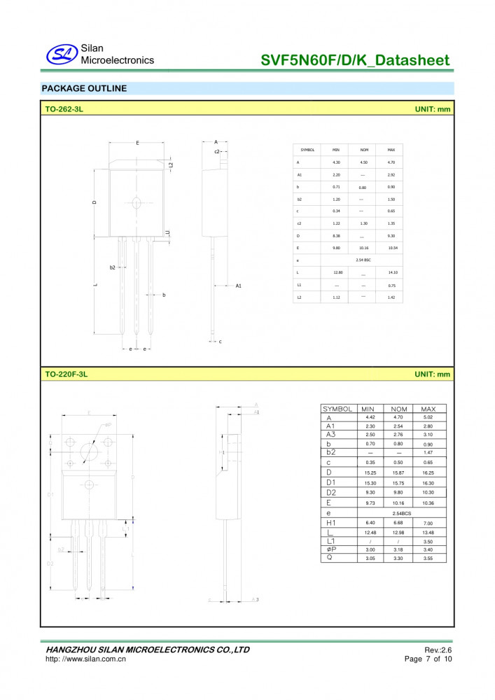 SVF5N60F datasheet page 7