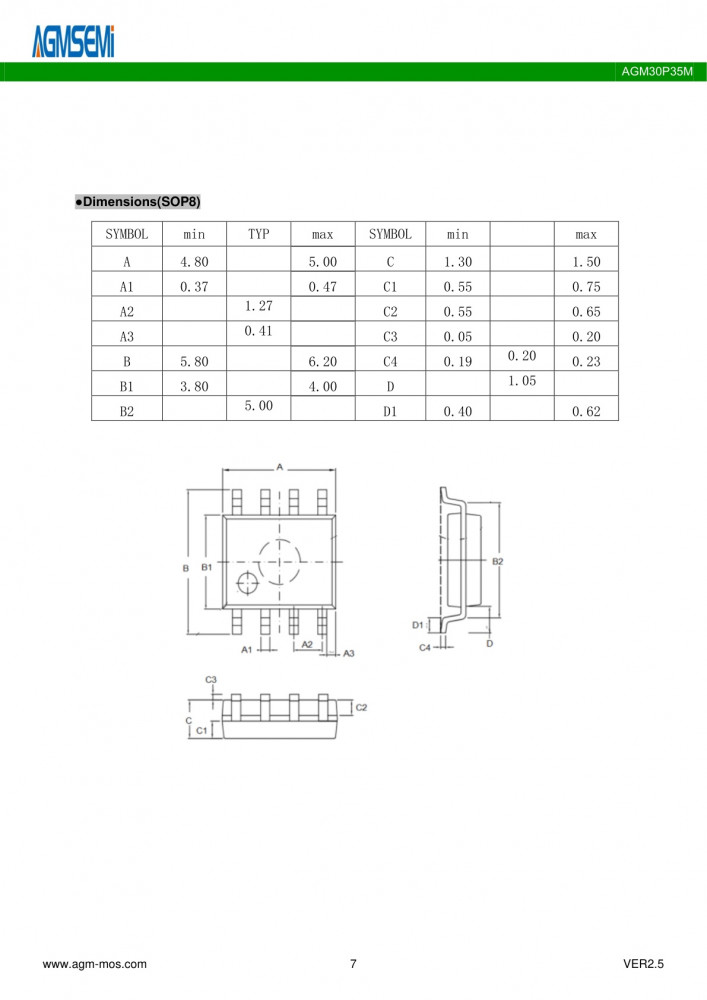 AGM30P35M datasheet page 7