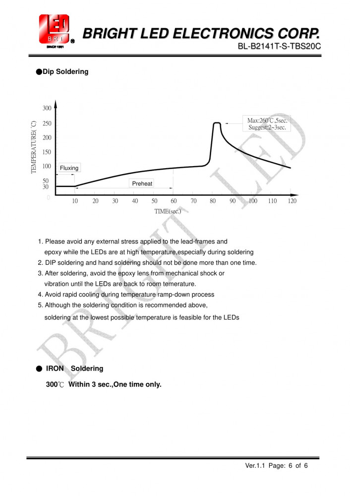 BL-B2141T-S-TBS20C datasheet page 6