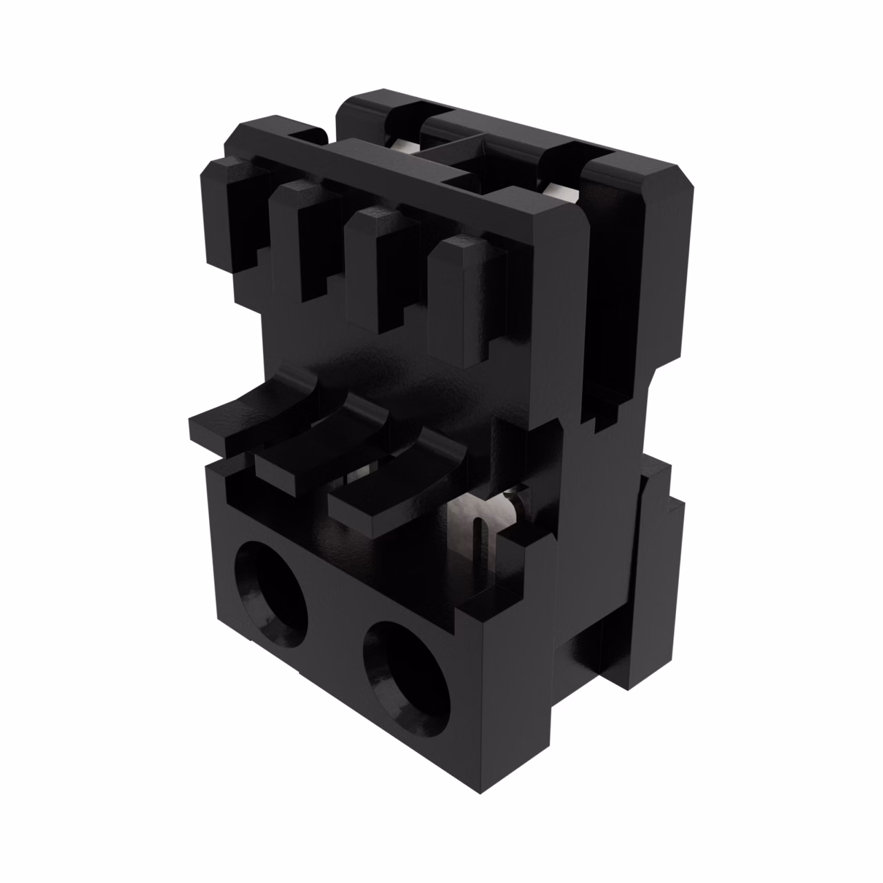 5.00mm Pitch Appli-Mate RAST Power Female Connector, 2 Circuits, Fully Coded, Polarizing Ribs Between Circuits 1 and 2, Open Endwalls, Glow-Wire Capable for sale