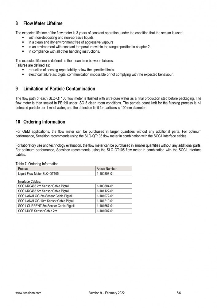 Supplied technical document page 5