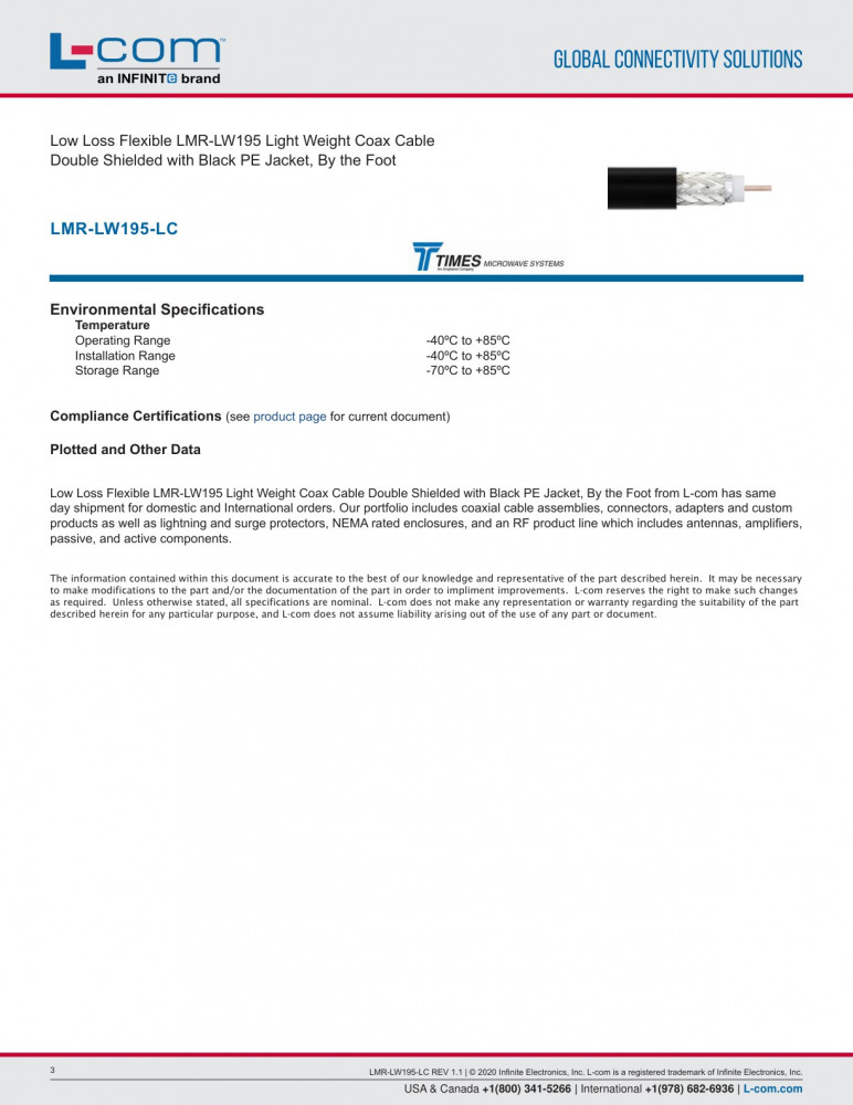 LMR-LW195-LC technical document page 3