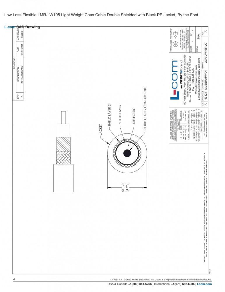 LMR-LW195-LC technical document page 4