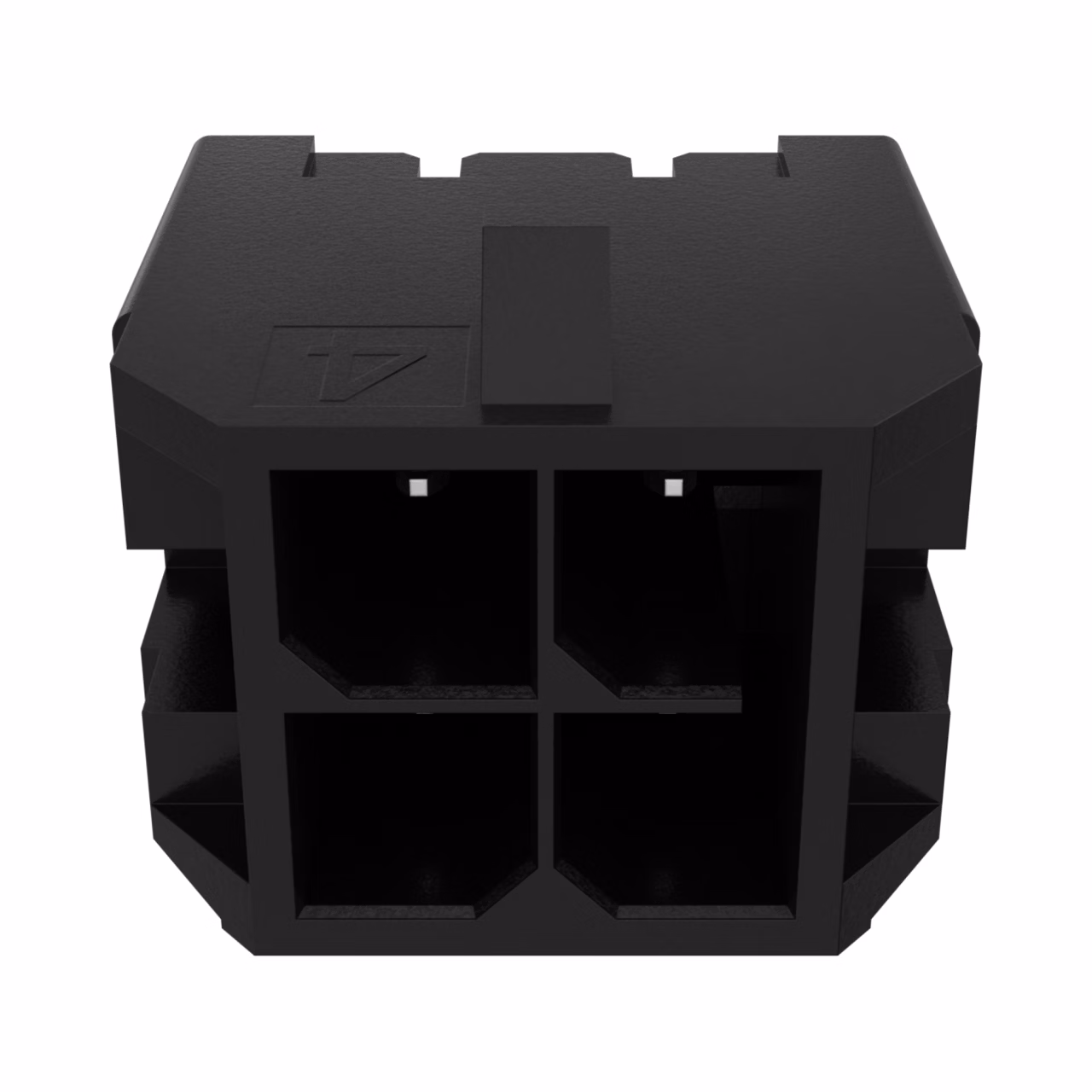 Micro-Fit+ Right-Angle Header, Through Hole, 3.00mm Pitch, Dual Row, 4 Circuits, 1.52µm Matte Tin (Sn) Plating, Glow-Wire Capable, Press Clip, Black, 3.18mm PC Tail, Tray for sale