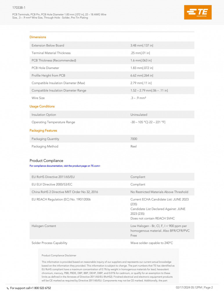 170338-1 technical document page 2