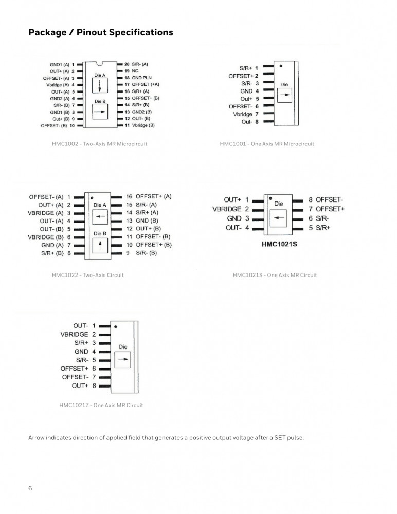 HMC1001 technical document page 6