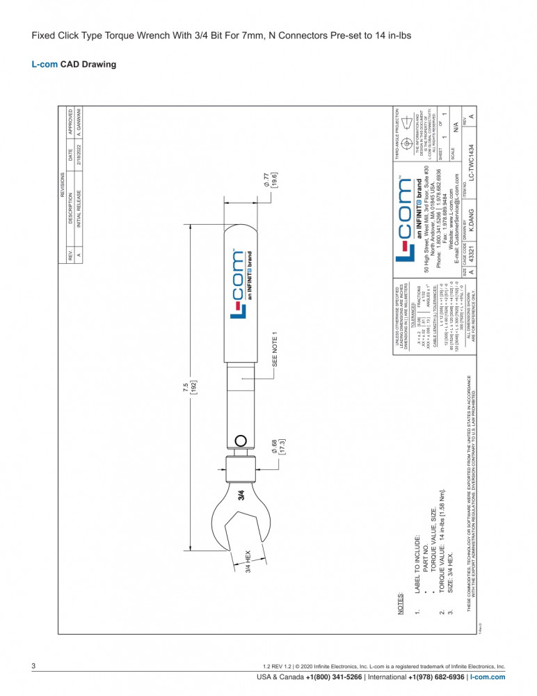 LC-TWC1434 datasheet page 3