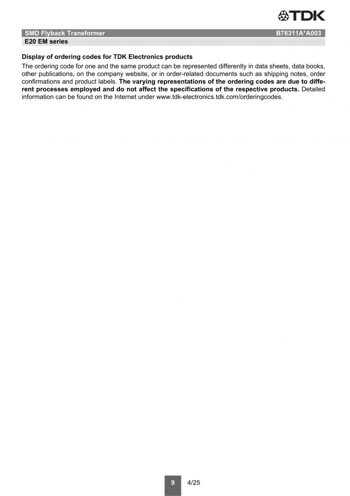 B78311A2404A003 datasheet page 9