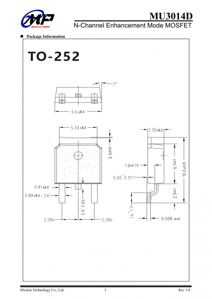 MU3014D datasheet page 5