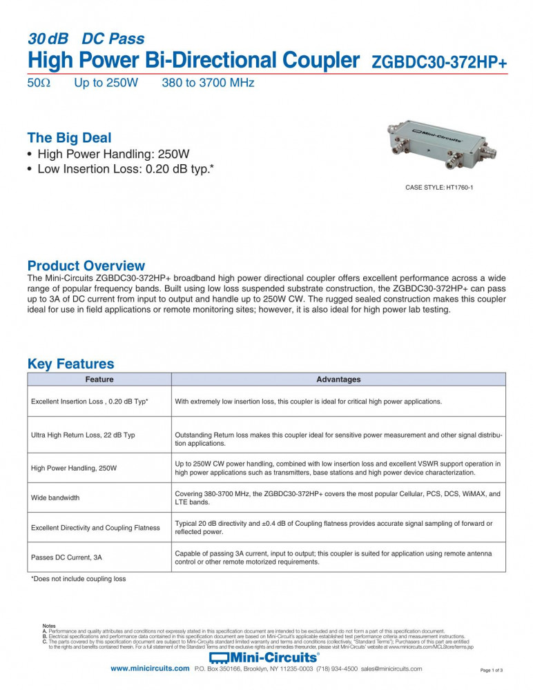 ZGBDC30-372HP+ product document page 1