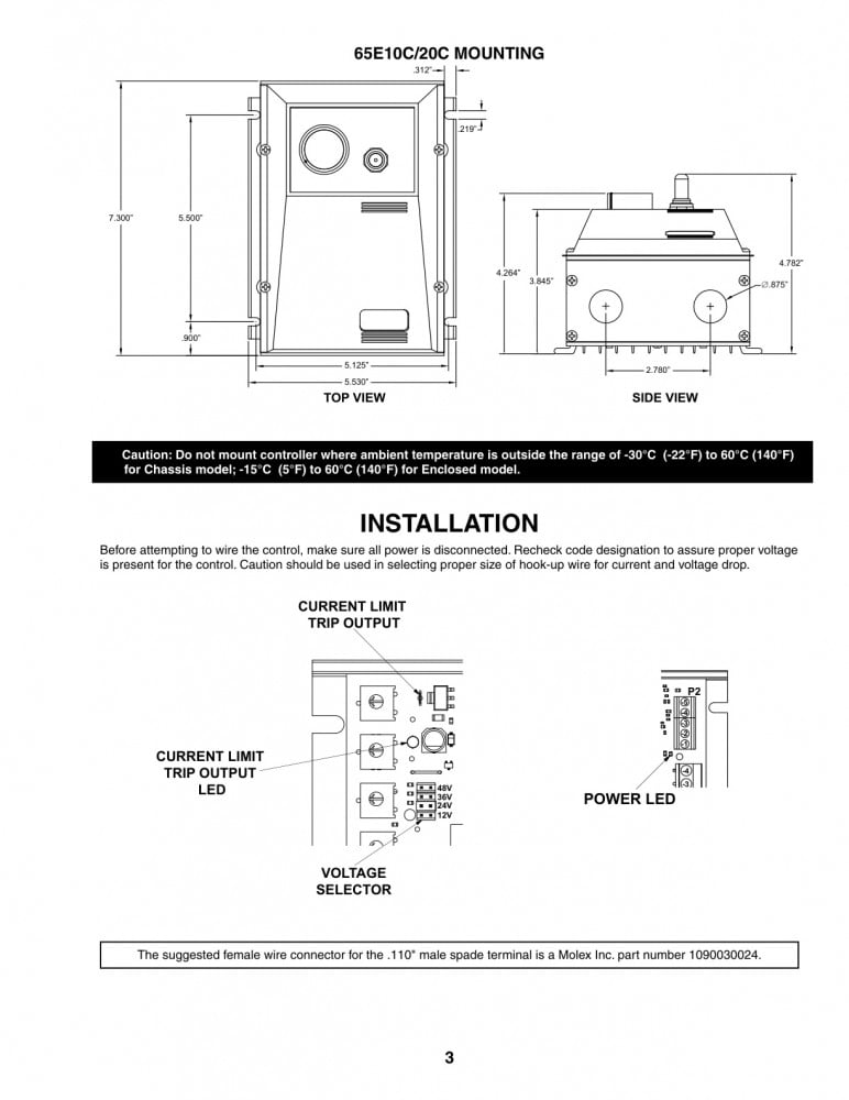 DART 65E Series manual page 4