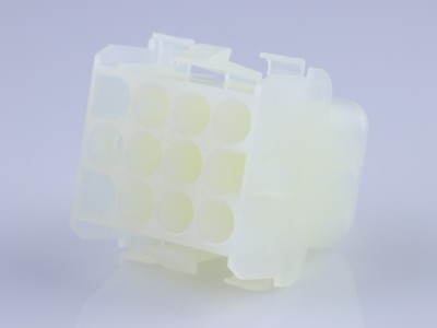 2.13mm Diameter MLX Pin and Socket Receptacle, 12 Circuits, Natural for sale
