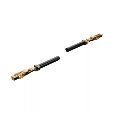 Pre-Crimped Lead iGrid Female-to-iGrid Female, Gold (Au) Plating, 75.00mm Length, 22 AWG, Black for sale